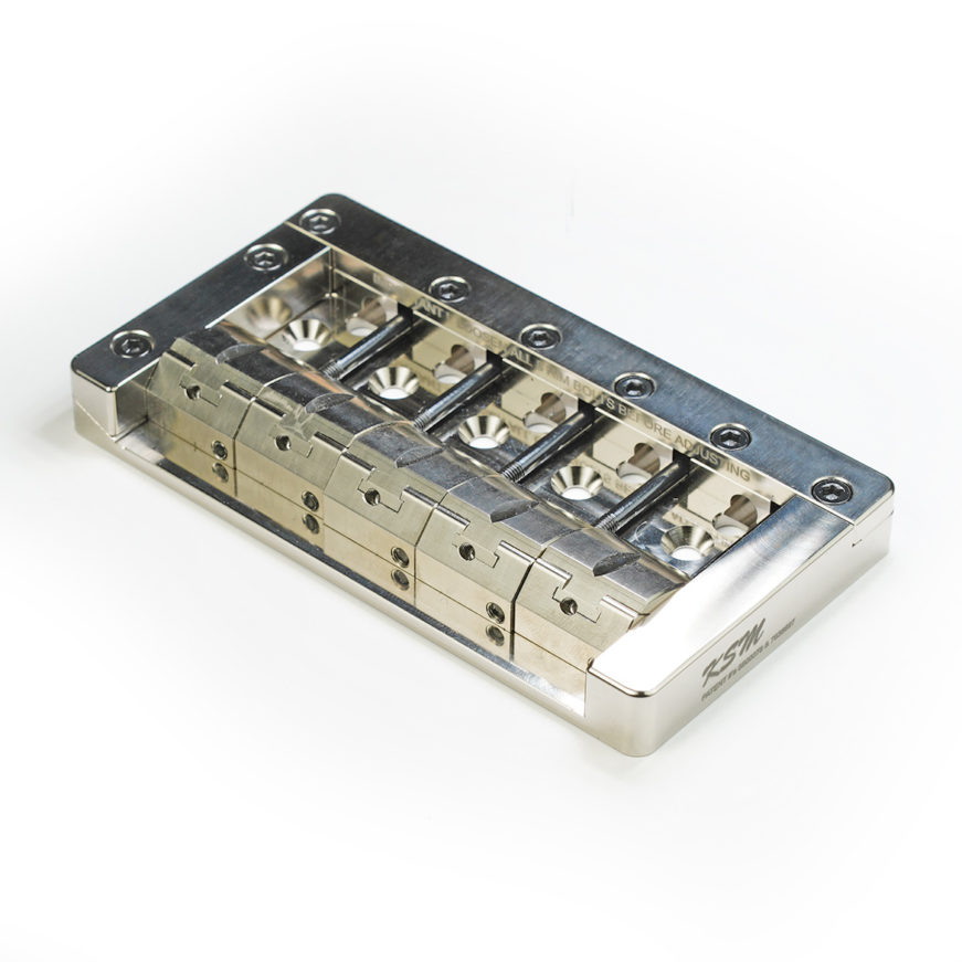4 String Nickel on Nickel Bass Bridge